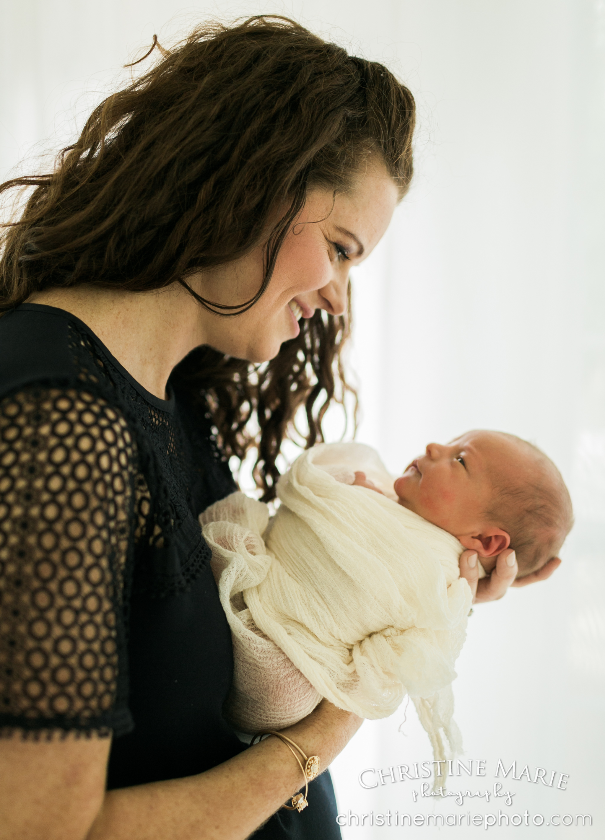 Newborn Baby Boy Studio Session with Dog | Alpharetta Family Photographer