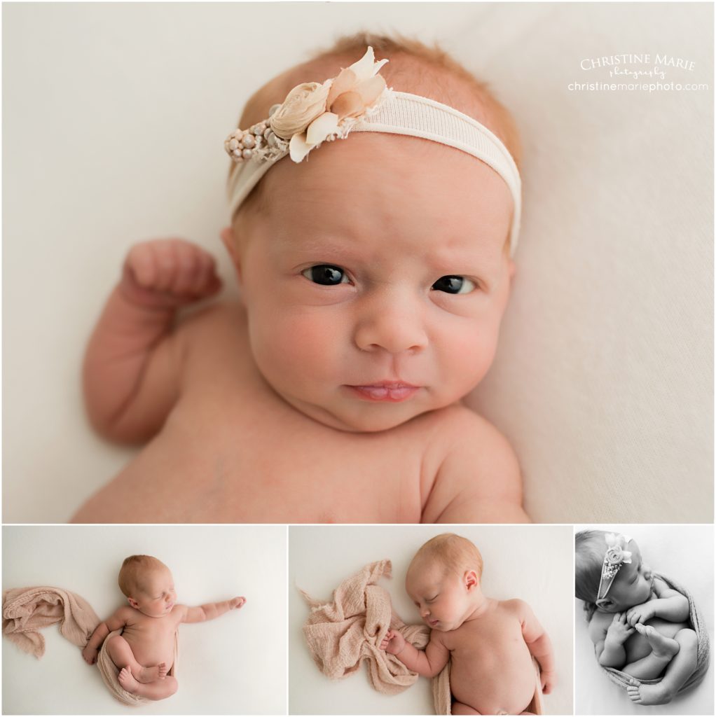 Natural Newborn Photos, 1 week old baby girl | Atlanta Studio Newborn ...