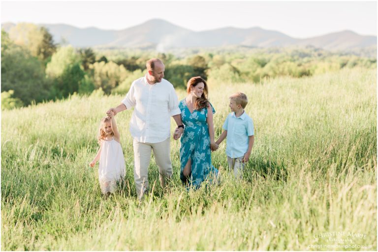 North Georgia Family Photographer | Playful family photos in the mountains